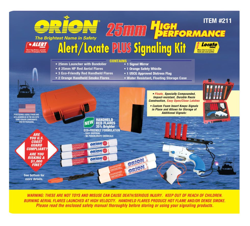 Item #211 Offshore Alert Signal Kit with Hard Floating Case - Orion Safety