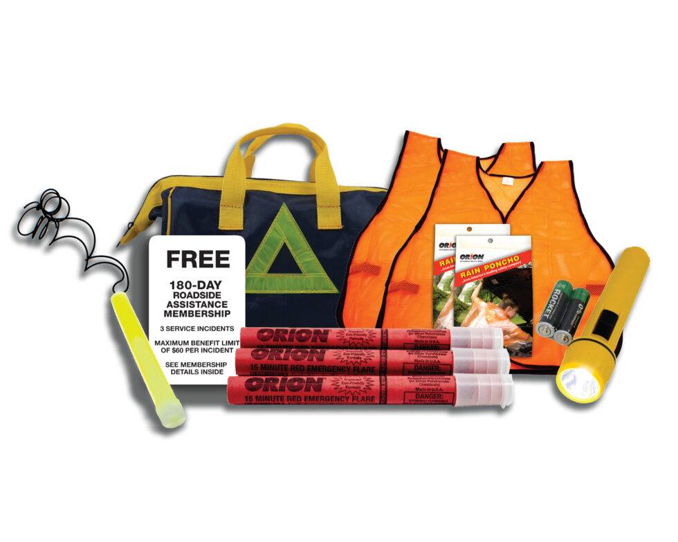 Item #8909G Personal Roadside Emergency Visibility Kit - Orion Safety ...